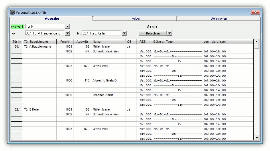 NovaTime Zeiterfassung Screenshots | NovaTime Systeme